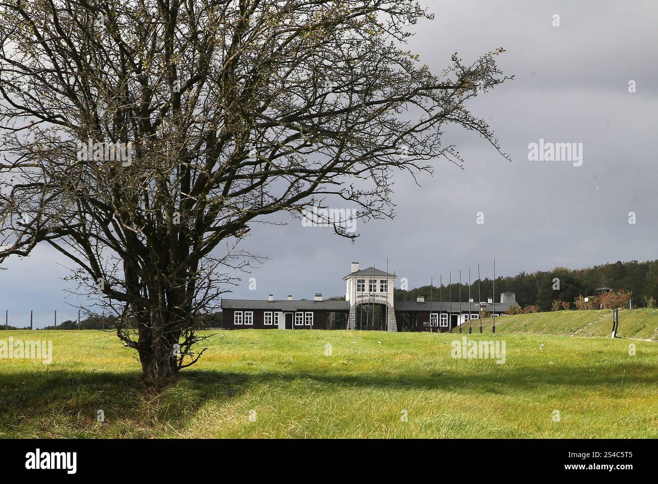 Rogoznica, Poland. 16th Oct, 2023. A view of the main gate of the ...