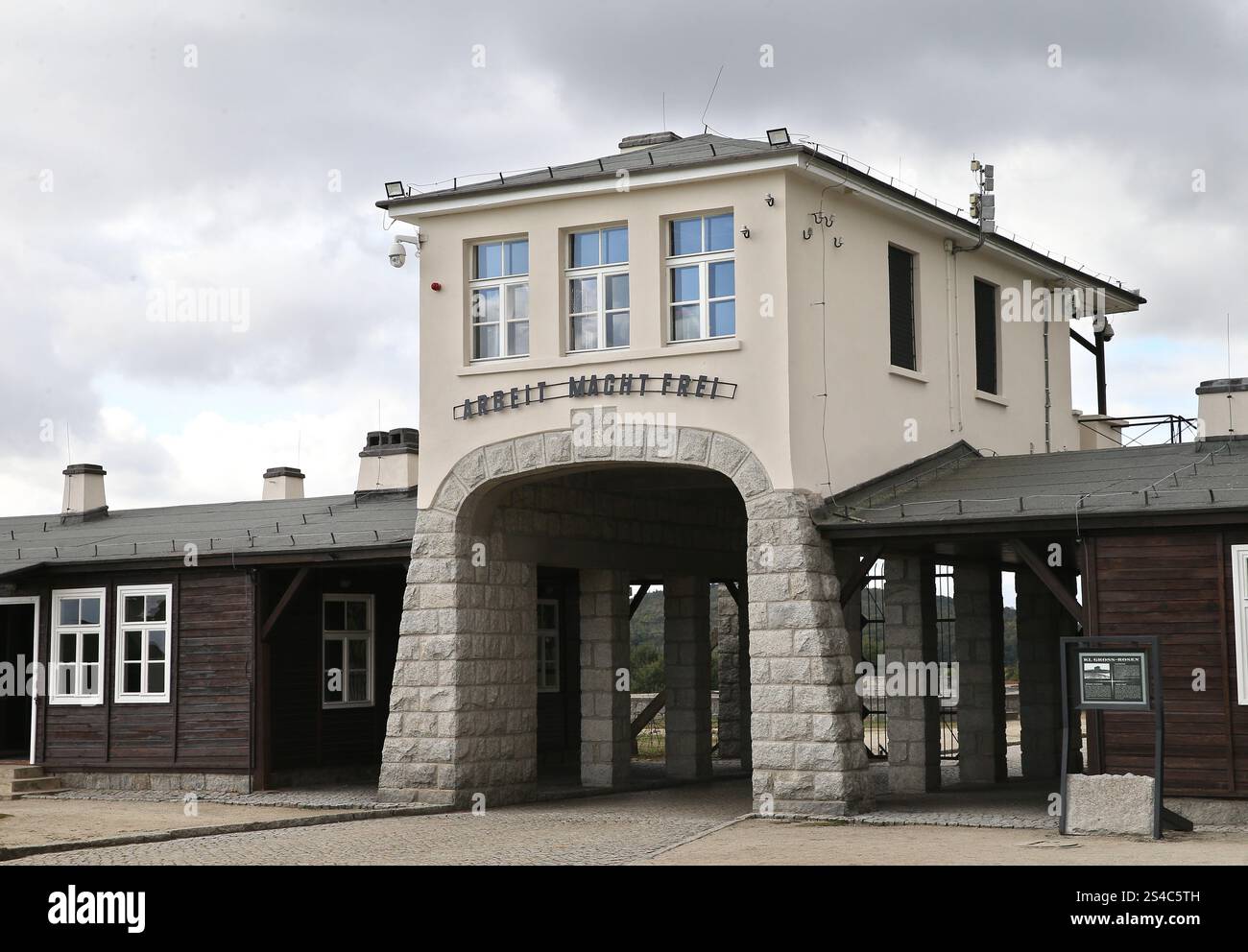 October 16, 2023, Rogoznica, Poland: A view of the main gate of the ...