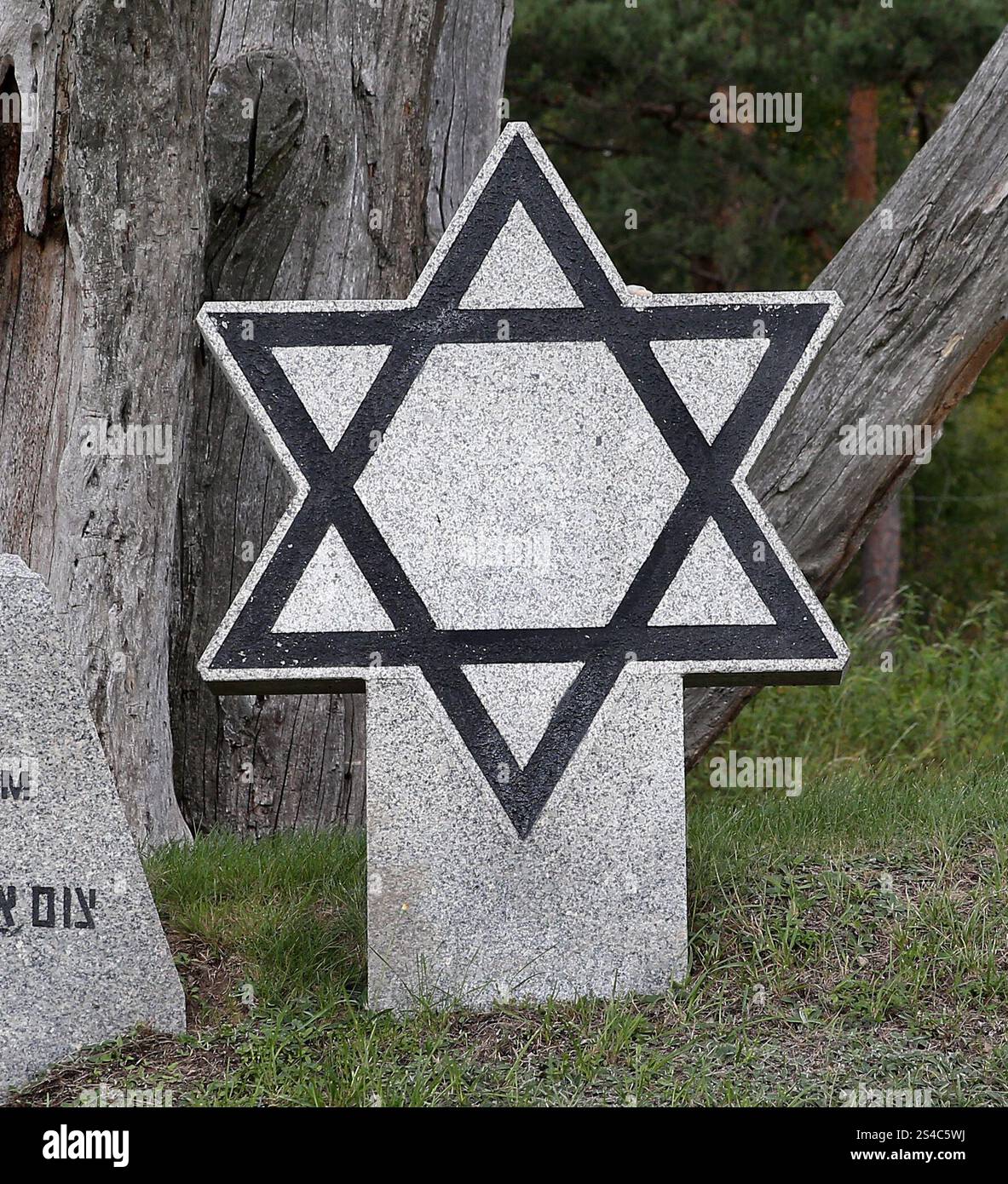 October 16, 2023, Rogoznica, Poland: Star of David. The German Nazi ...