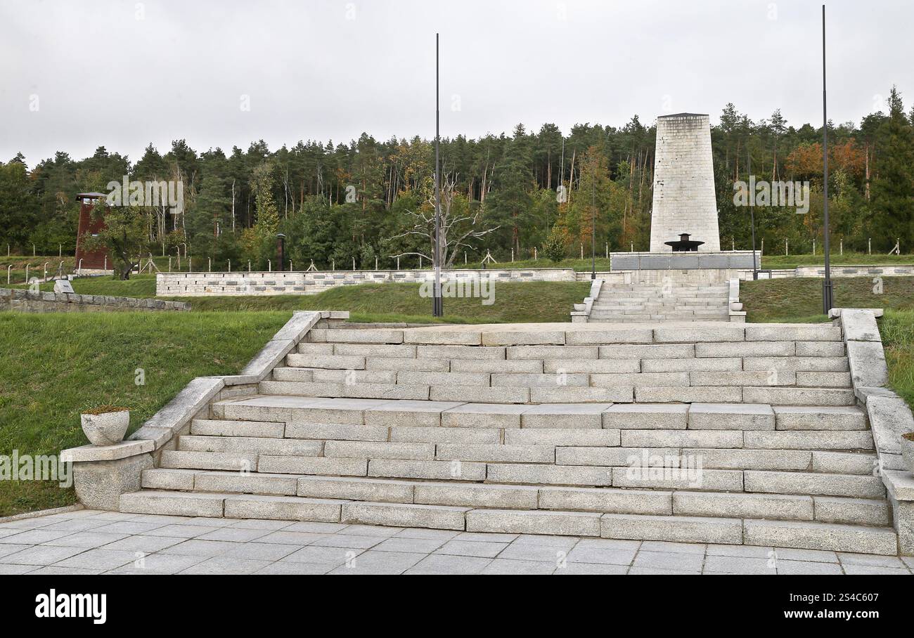 Rogoznica, Poland. 16th Oct, 2023. View of the former concentration ...