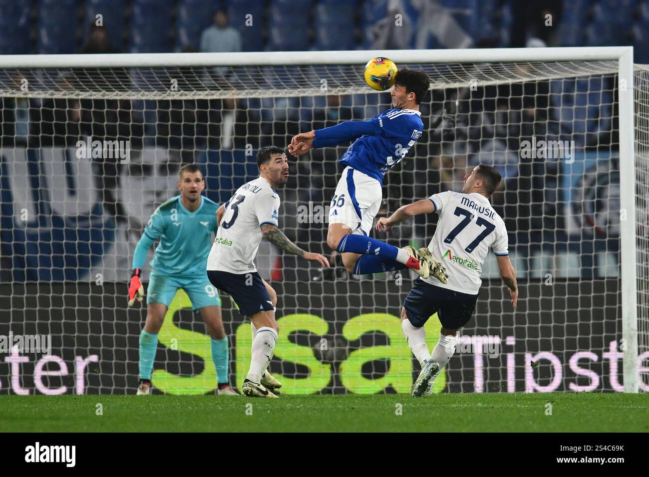 Luca Mazzitelli of Como 1907 in action during the 20th day of the Serie ...