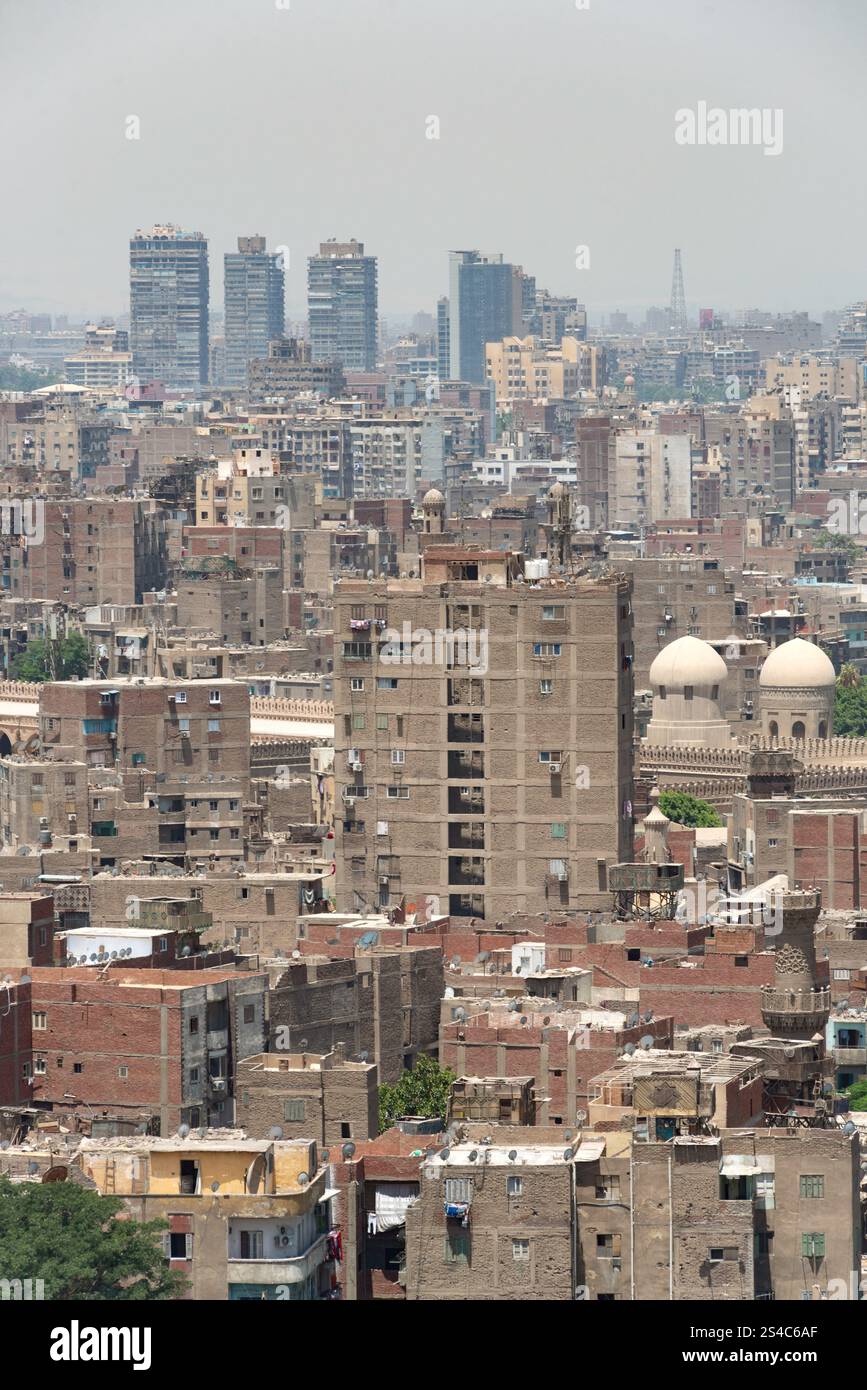 June 13, 2024, Cairo, Egypt: City skyline view of Cairo. One of the ...