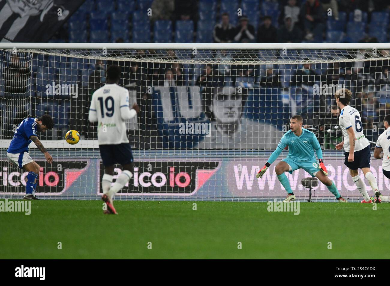 Rome, Italy. 10th Jan, 2025. Patrick Cutrone of Como 1907 in action during the 20th day of the ...