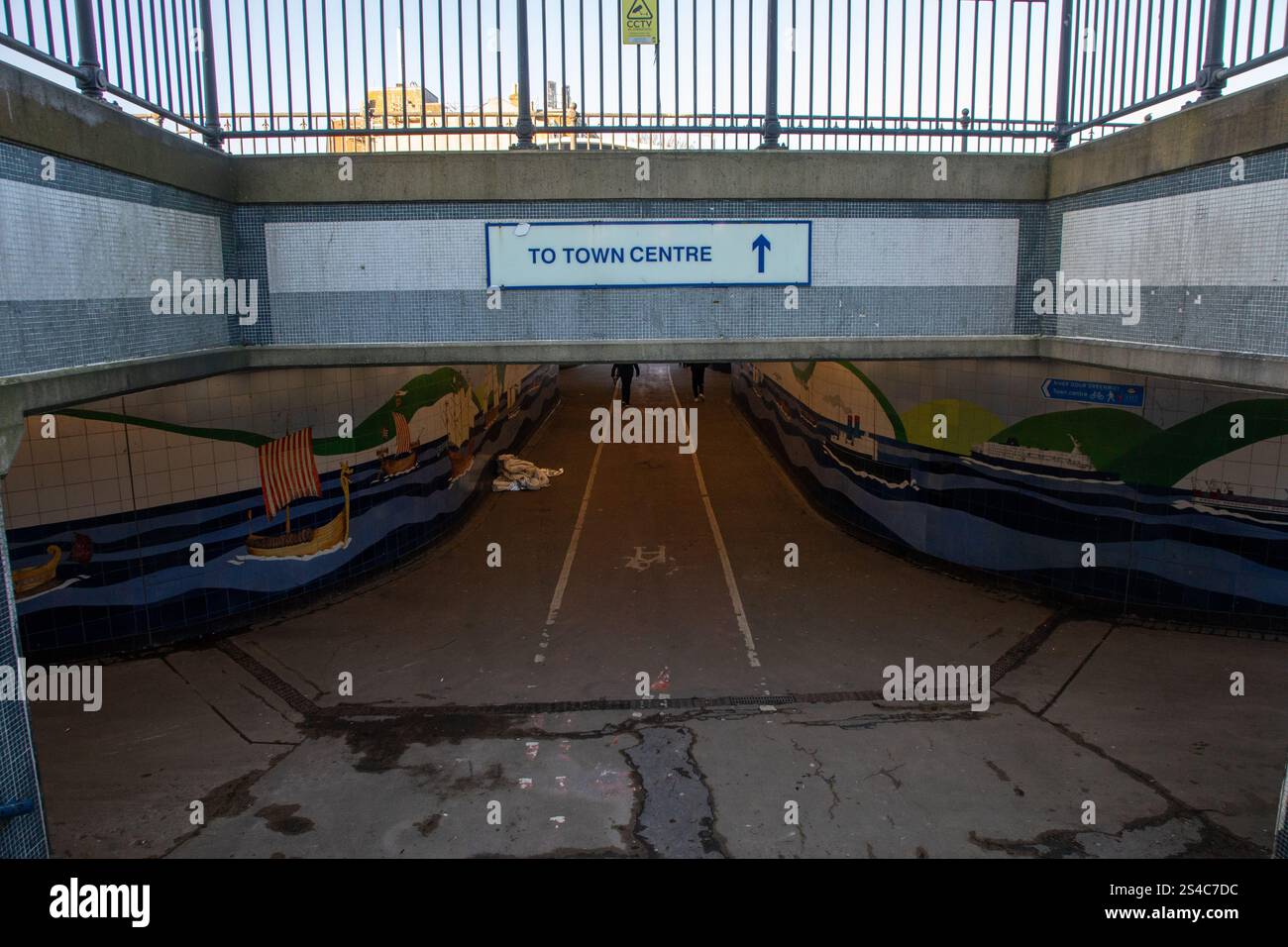 Underpass under the A20 in Dover, Kent, England Stock Photo - Alamy