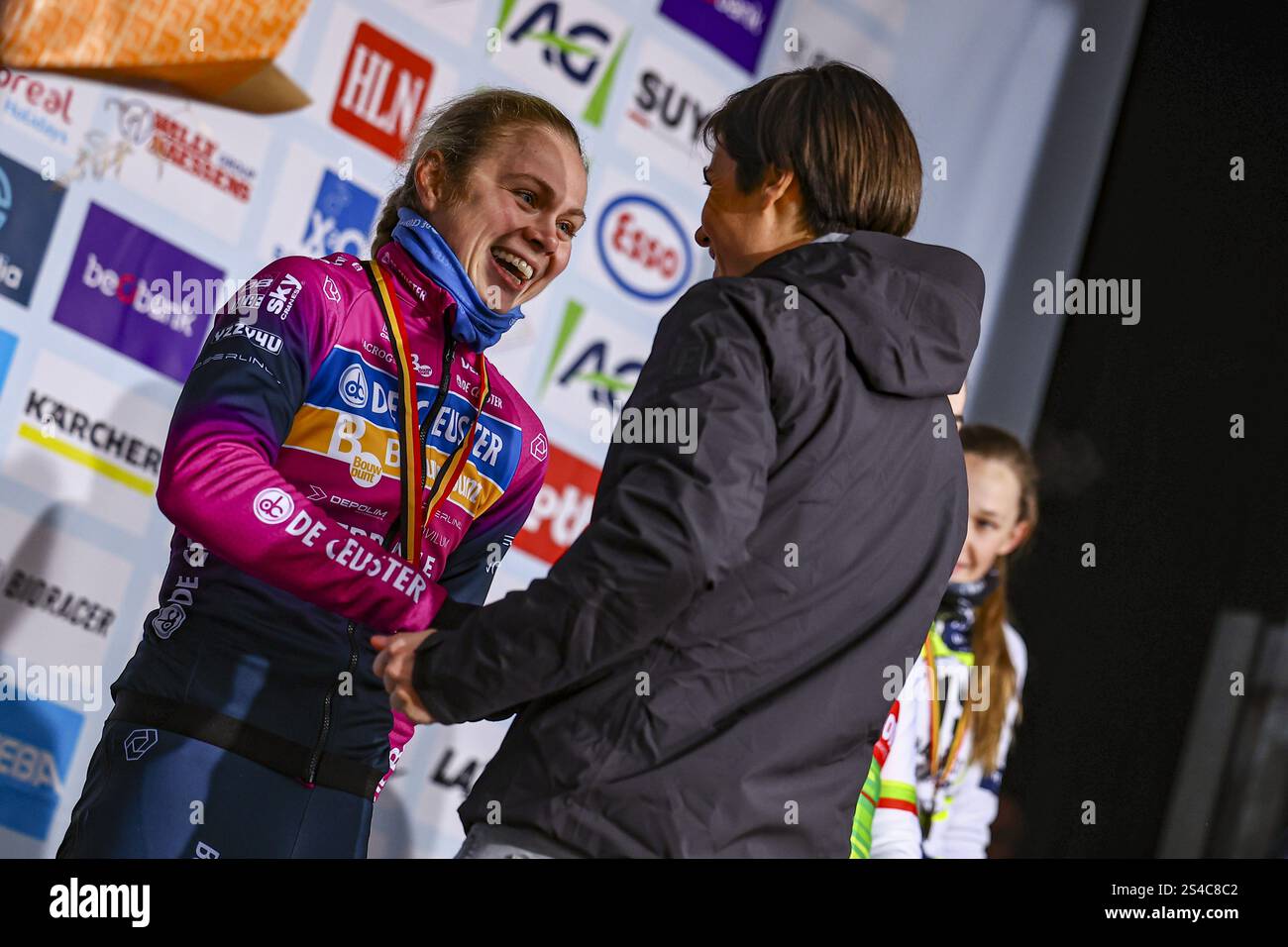 Heusden Zolder, Belgium. 11th Jan, 2025. Belgian Laura Verdonschot and ...