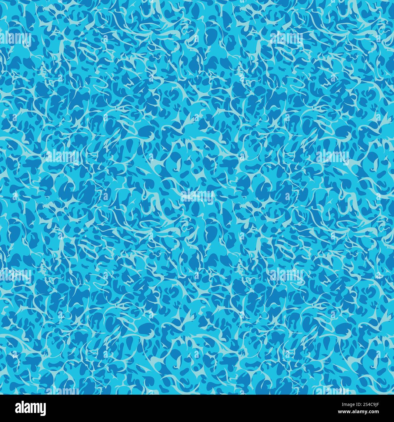 Seamless water ripple surface vector texture with sun reflections ...