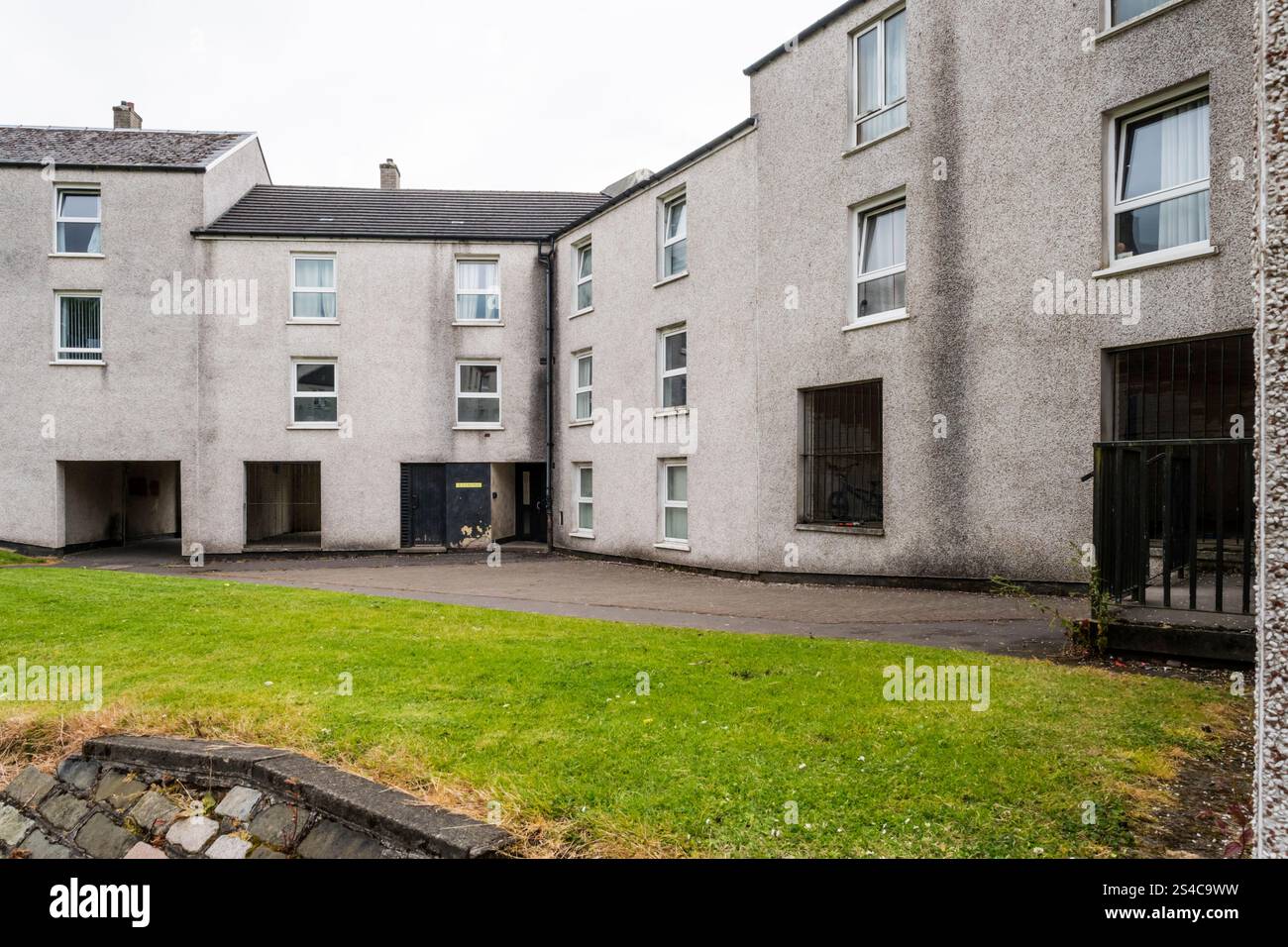 1960s housing at Kyle Road in the Kildrum area of Cumbernauld New Town ...