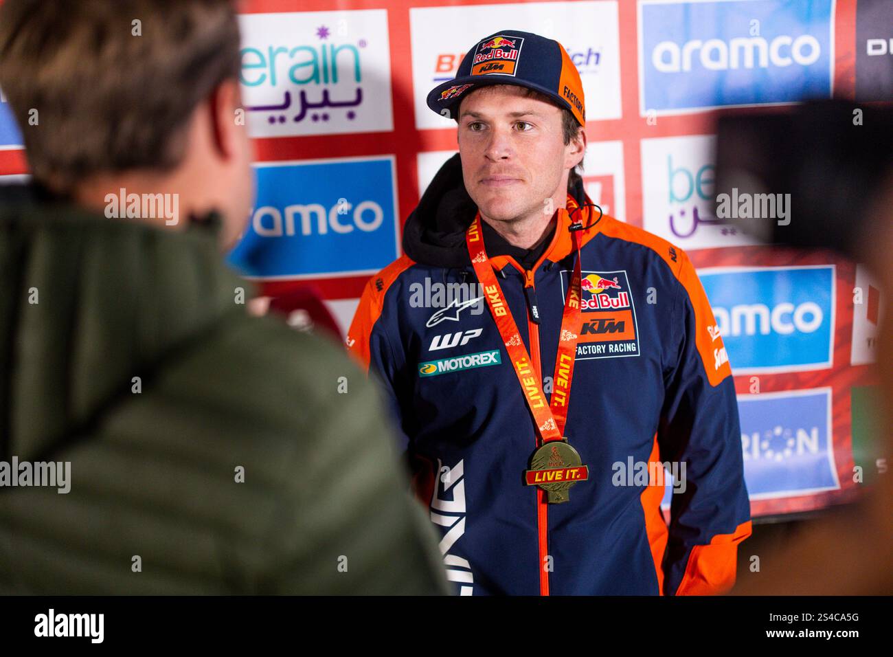 Al Duwadimi, Arabie Saoudite. 11th Jan, 2025. SANDERS Daniel (aus), KTM, Red Bull KTM Factory ...