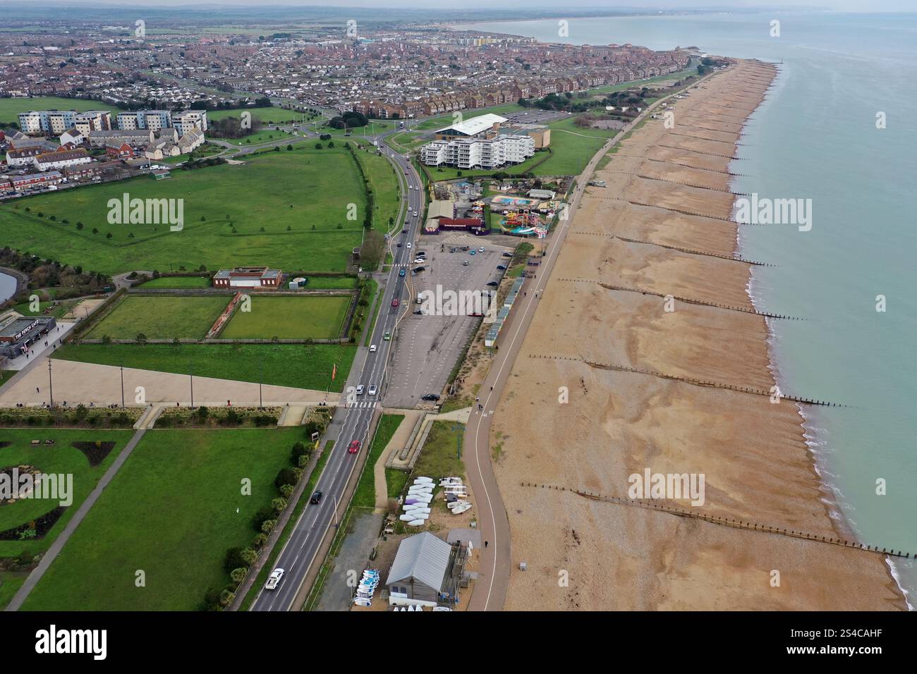 Aerial view beach stretching hi-res stock photography and images - Alamy