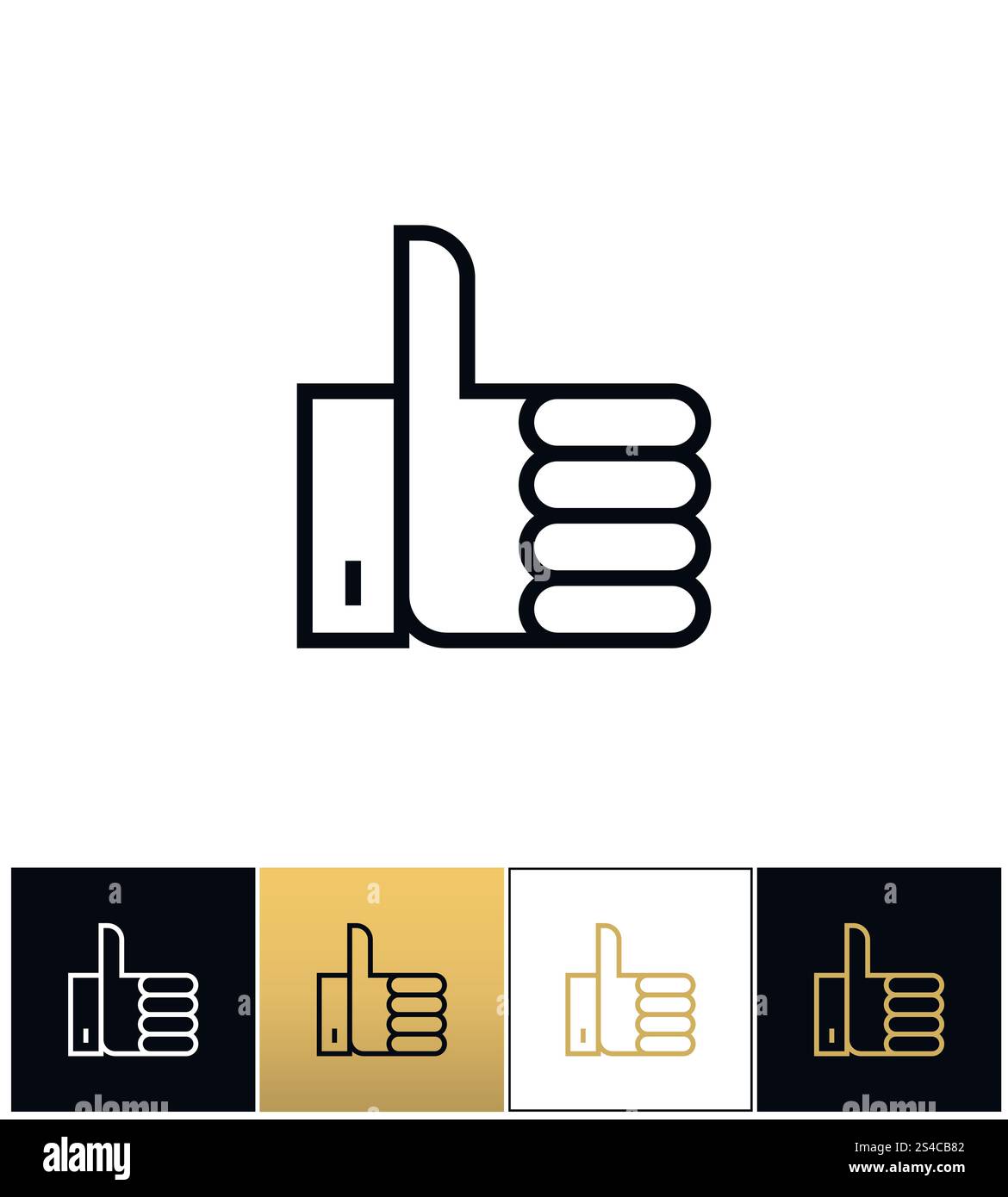 Thumb Up symbol or best choice vector icon. Thumb Up symbol or best ...