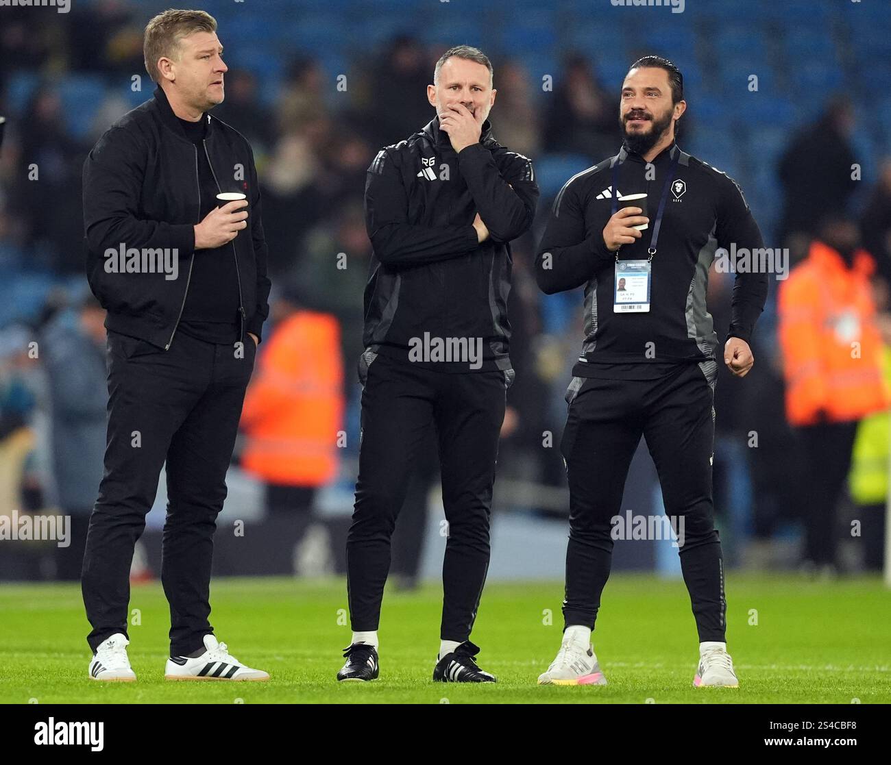 Salford City manager Karl Robinson with Director of Football/Assistant ...
