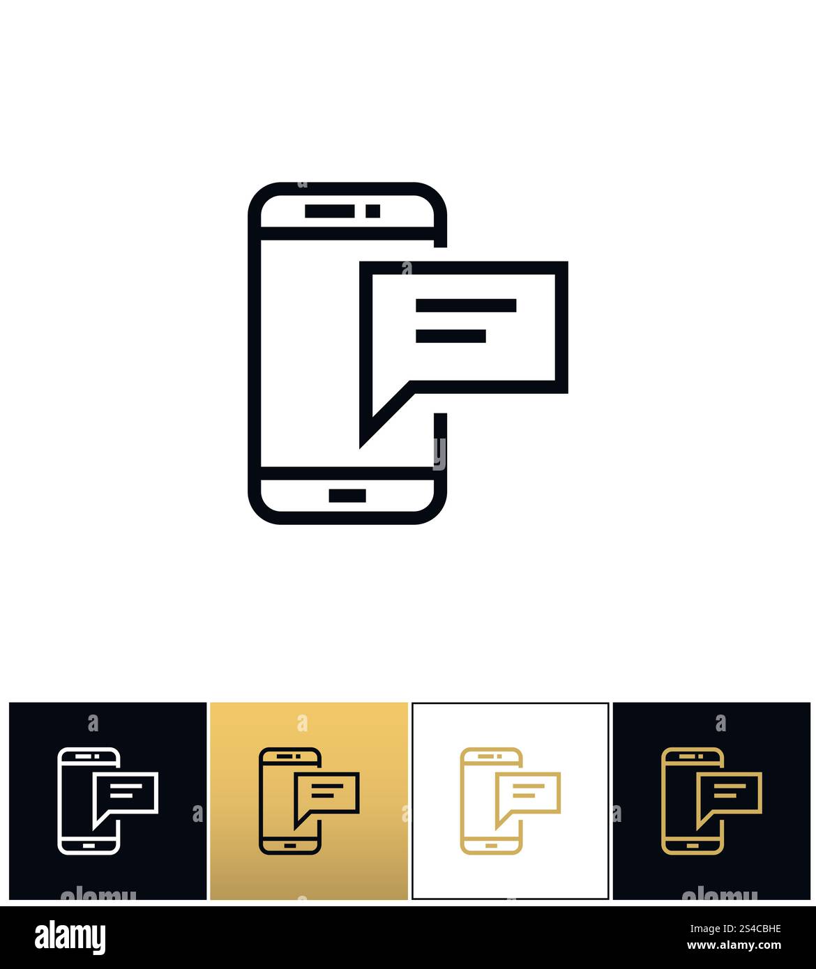 Bubble phone sign or texting message vector icon. Bubble phone sign or ...