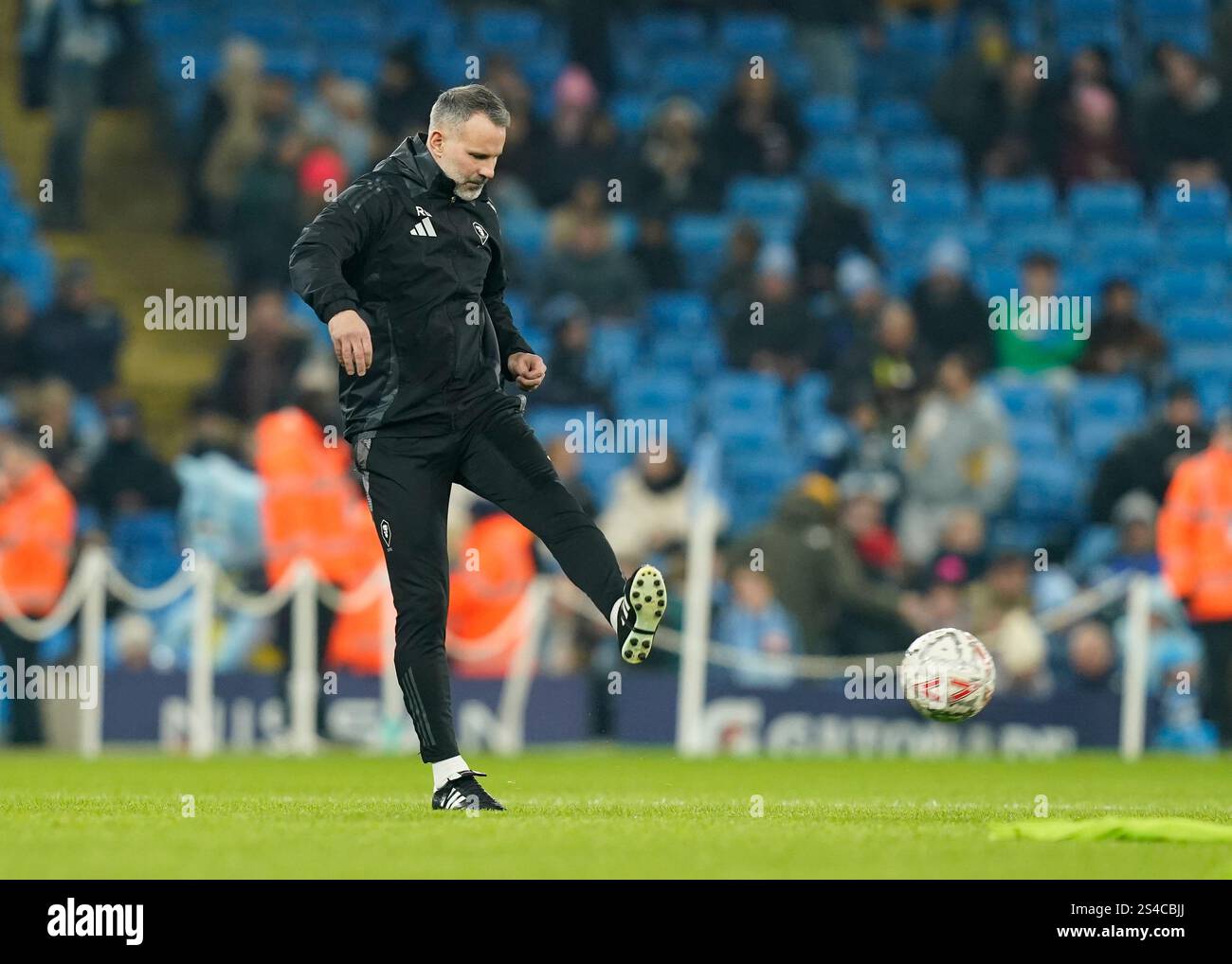 Manchester, UK. 11th Jan, 2025. Ryan Giggs Co Owner of Salford City ...