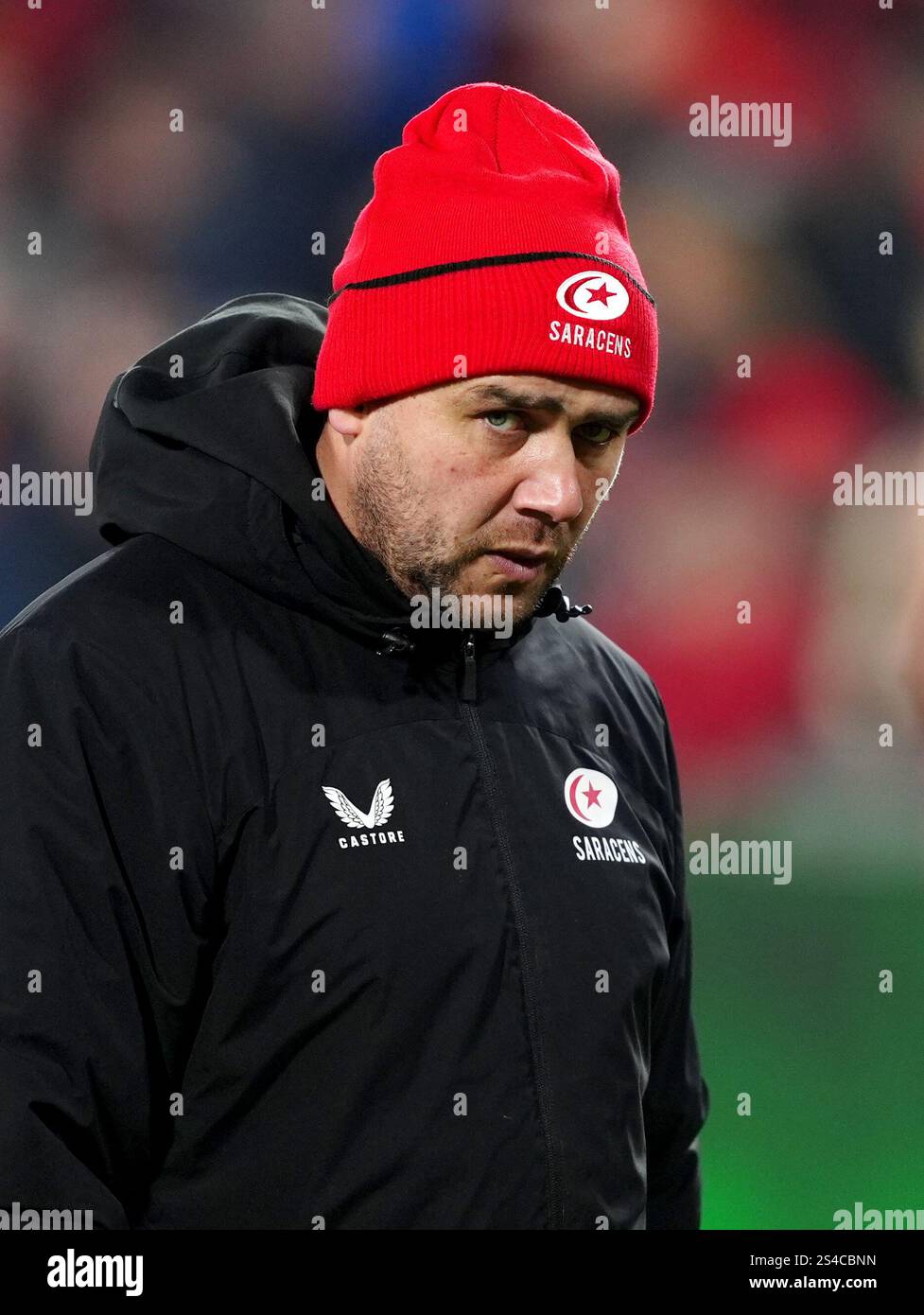 Saracens head coach Joe Shaw before the Investec Champions Cup match at ...