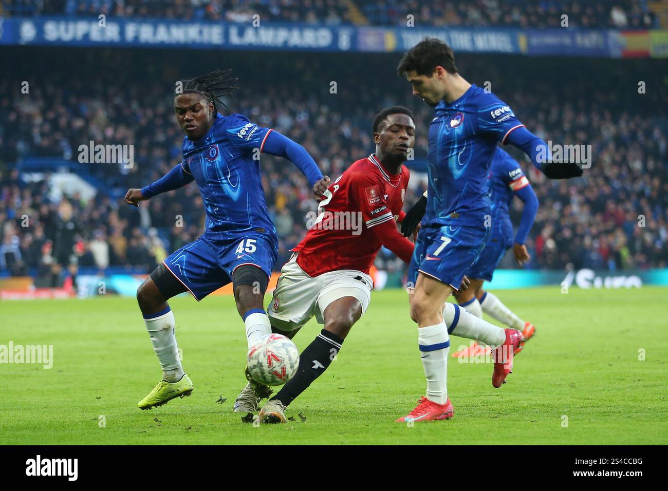 Chelsea, London, UK. k11th January 2025; Stamford Bridge, Chelsea, London, England: FA Cup Third ...