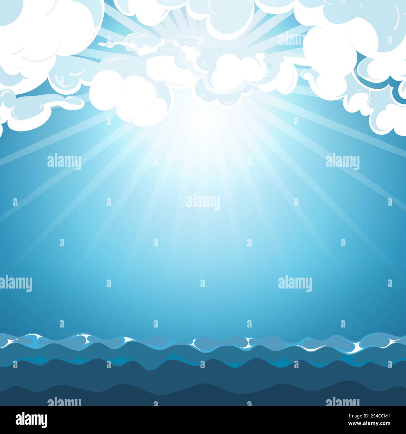 Blue sky over the sea background. Blue sky over the sea background ...