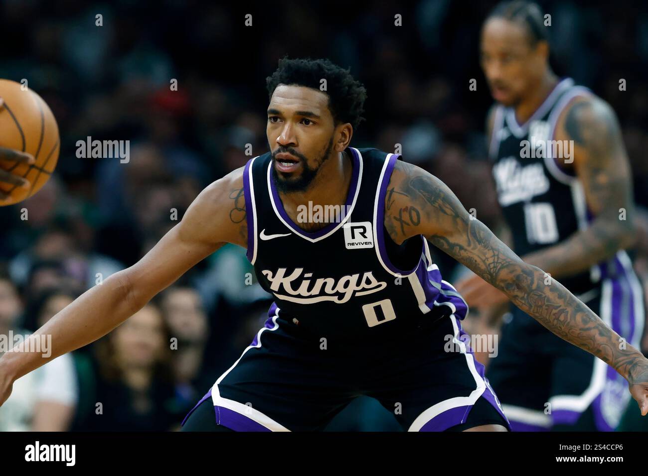 Sacramento Kings' Malik Monk (0) during the second half of an NBA ...