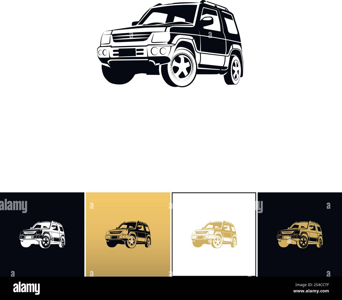 SUV car vector icon. SUV car vector icon. SUV car program on black ...