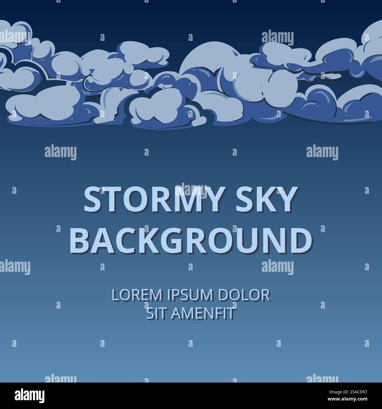 Stormy countryside Stock Vector Images - Alamy