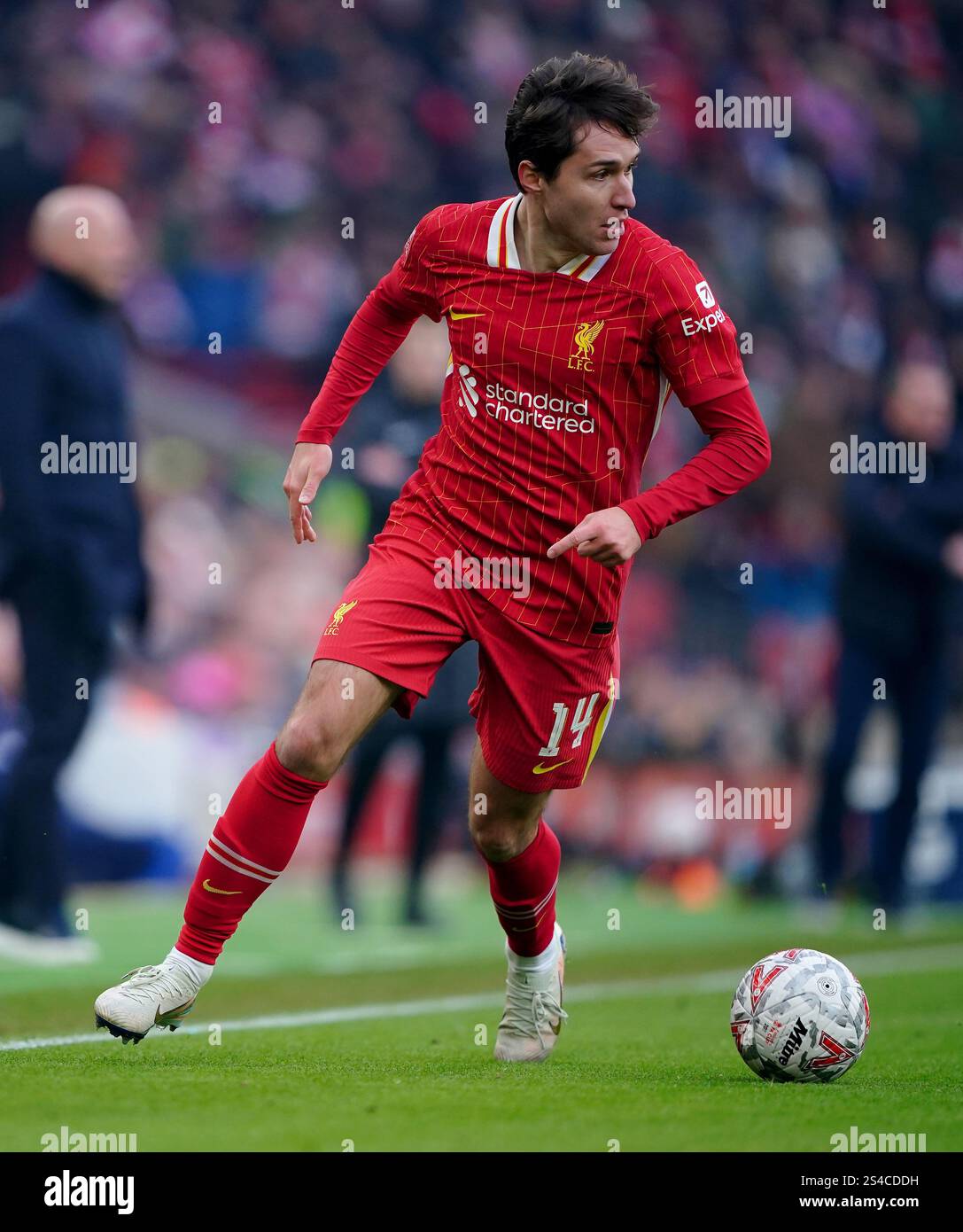 Liverpool's Federico Chiesa during the Emirates FA Cup third round ...