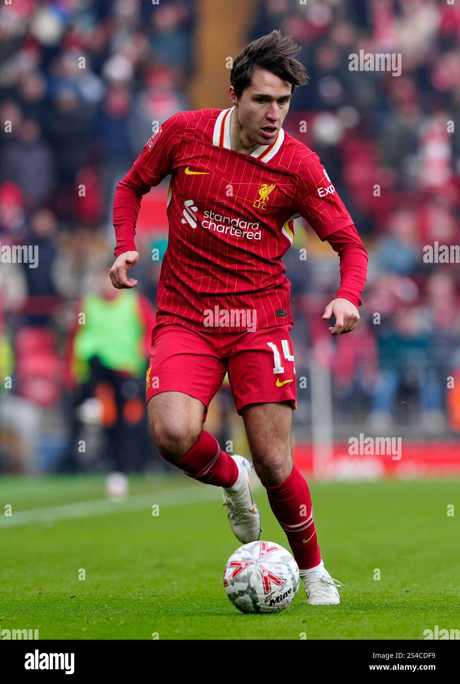 Liverpool's Federico Chiesa during the Emirates FA Cup third round ...
