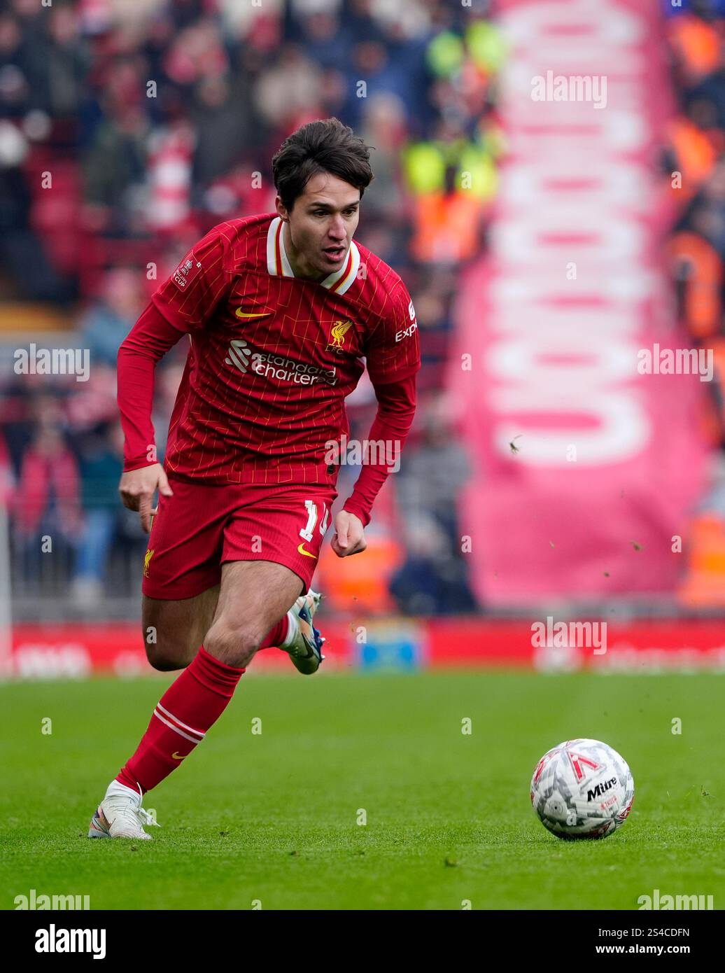 Liverpool's Federico Chiesa during the Emirates FA Cup third round ...