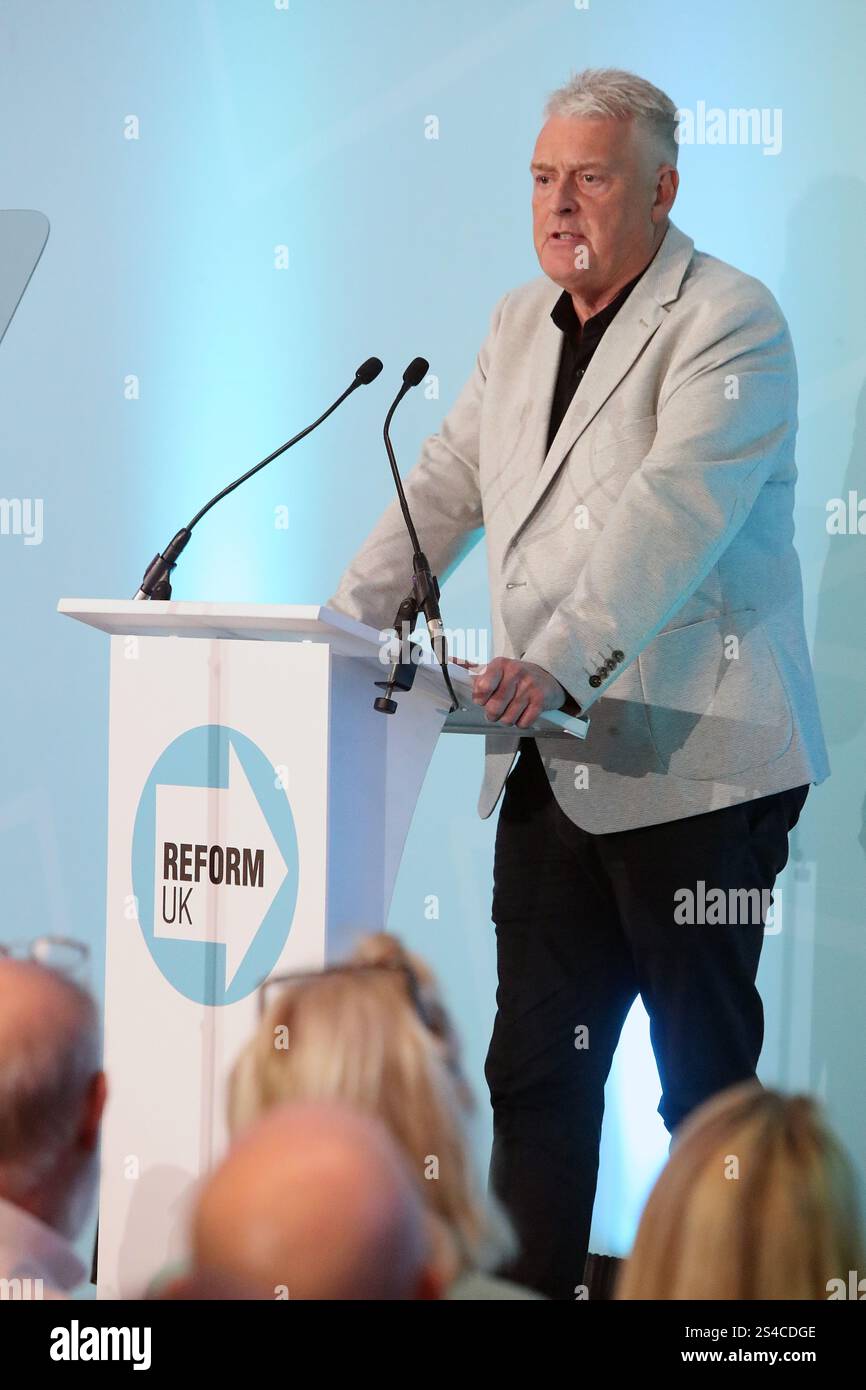 Reform UK MP Lee Anderson during the Reform UK North West conference at ...