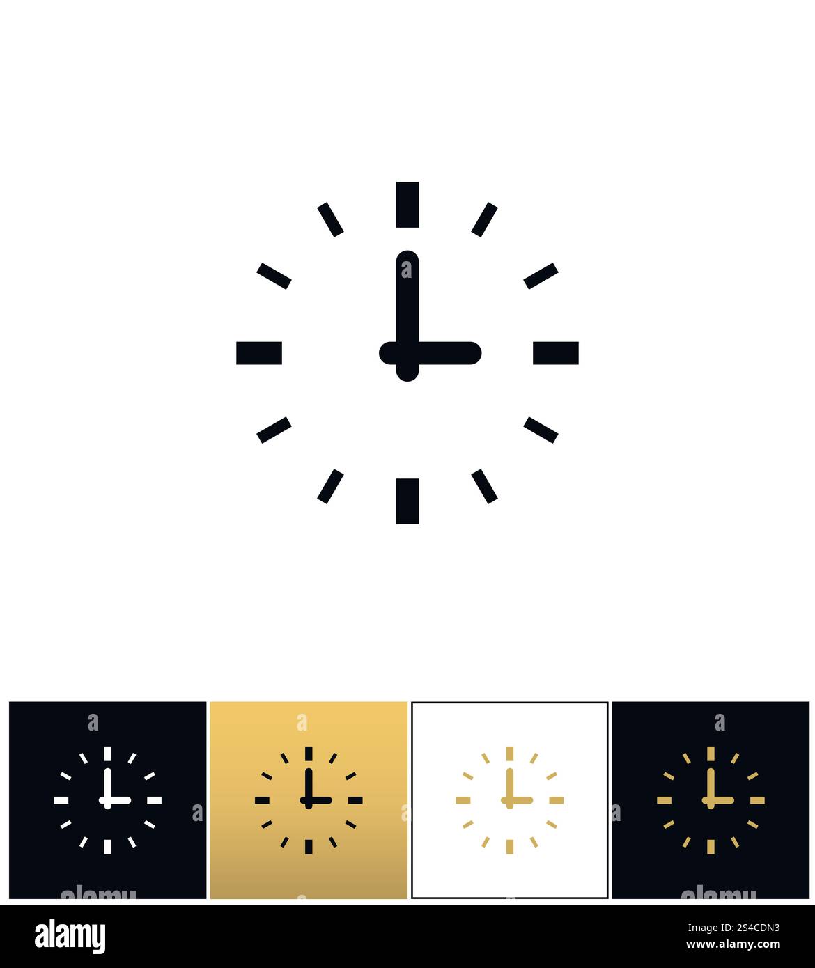 Clock sign or round time vector icon. Clock sign or round time vector ...