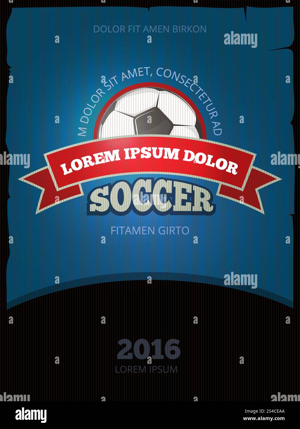 Soccer football vector vintage poster design templates. Soccer football ...