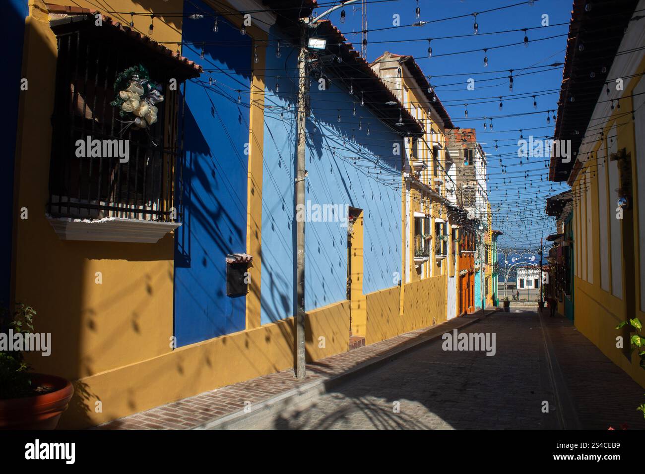 Traveling through La Guaira, Venezuela. Caribbean colonial architecture ...