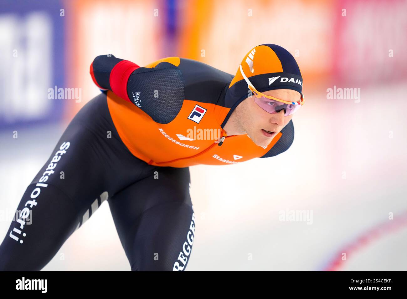 HEERENVEEN, NETHERLANDS - JANUARY 11: Marcel Bosker during the ISU ...