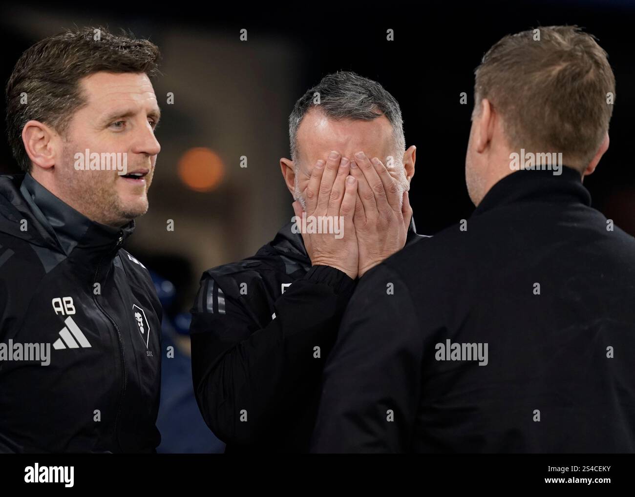 Manchester, England, 11th January 2025. Co-owner Ryan Giggs of Salford ...