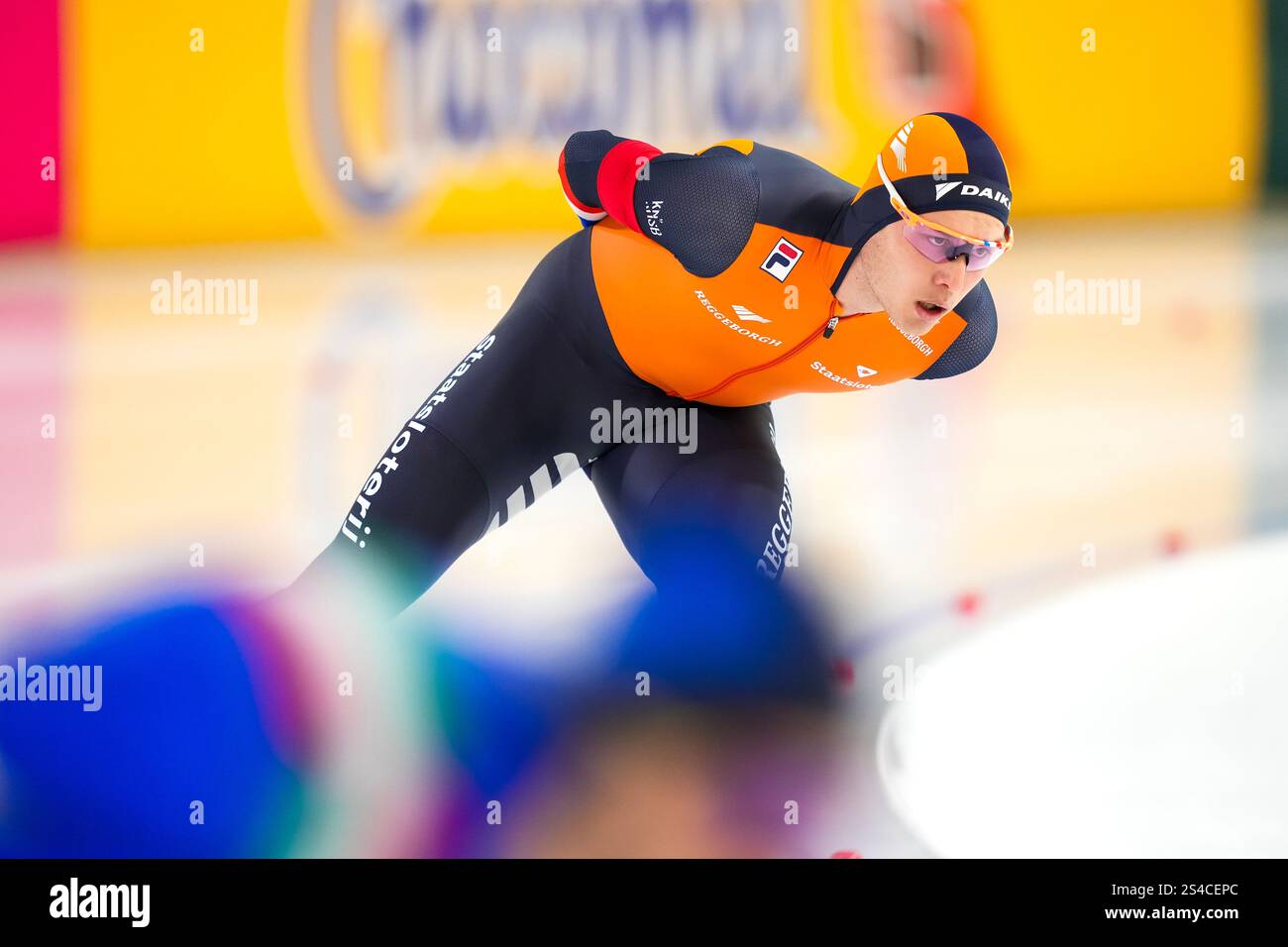 HEERENVEEN, NETHERLANDS - JANUARY 11: Marcel Bosker during the ISU ...