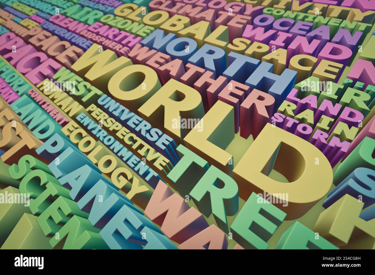 The Typography Background With Words And Tags About World, Peace And ...