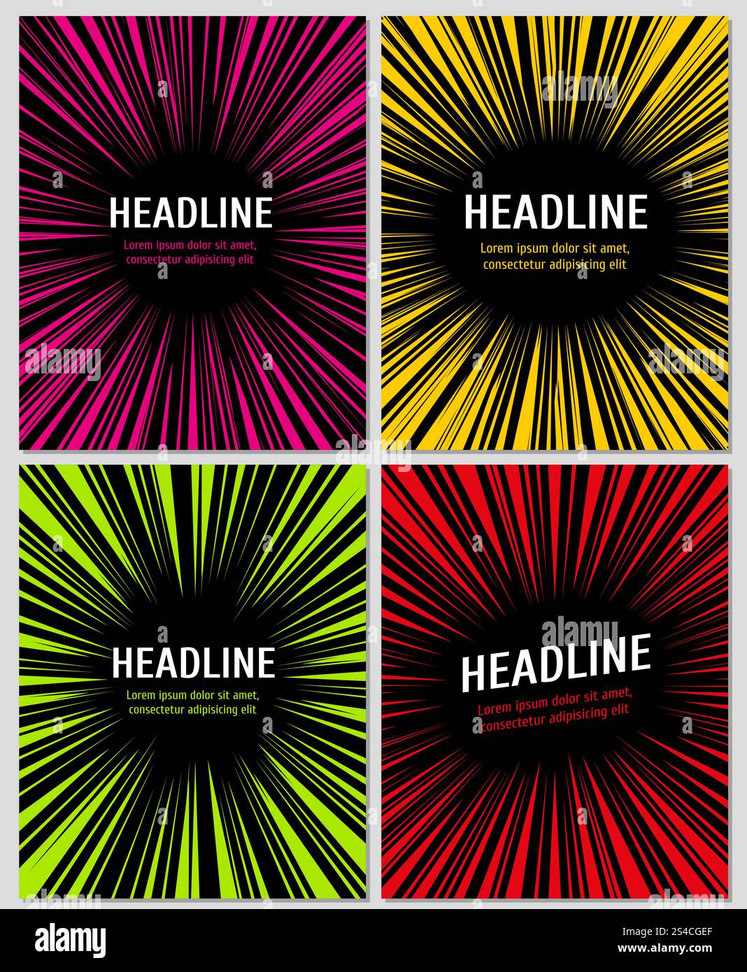 Manga frames comic book Stock Vector Images - Alamy