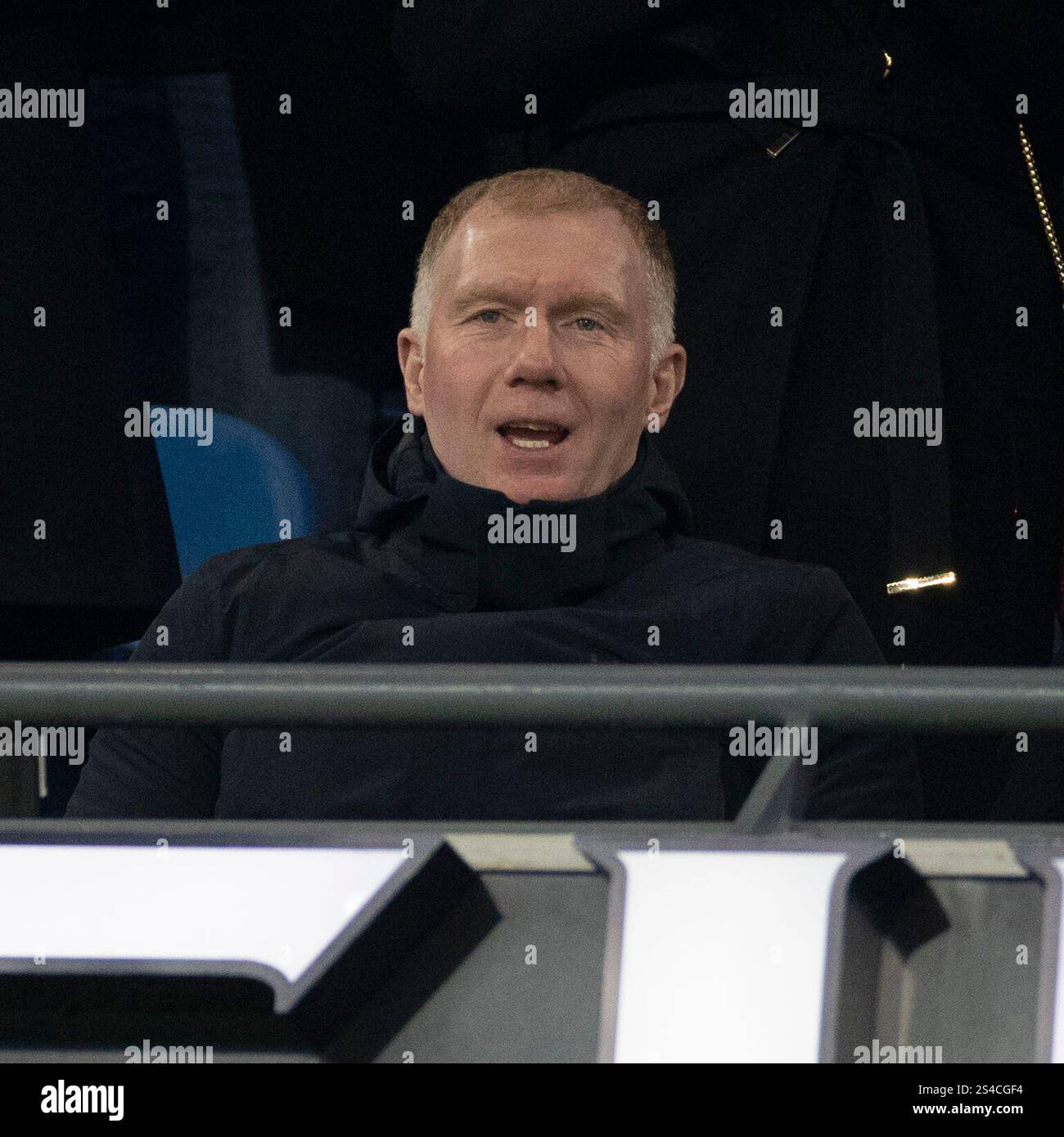 Etihad Stadium, Manchester on Saturday 11th January 2025. Paul Scholes ...