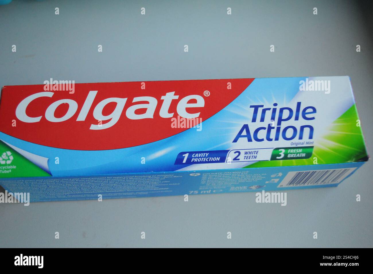 Copenhagen/ DenmarK/11 JANUARY 2025/ colgate triple action toothpaste ...