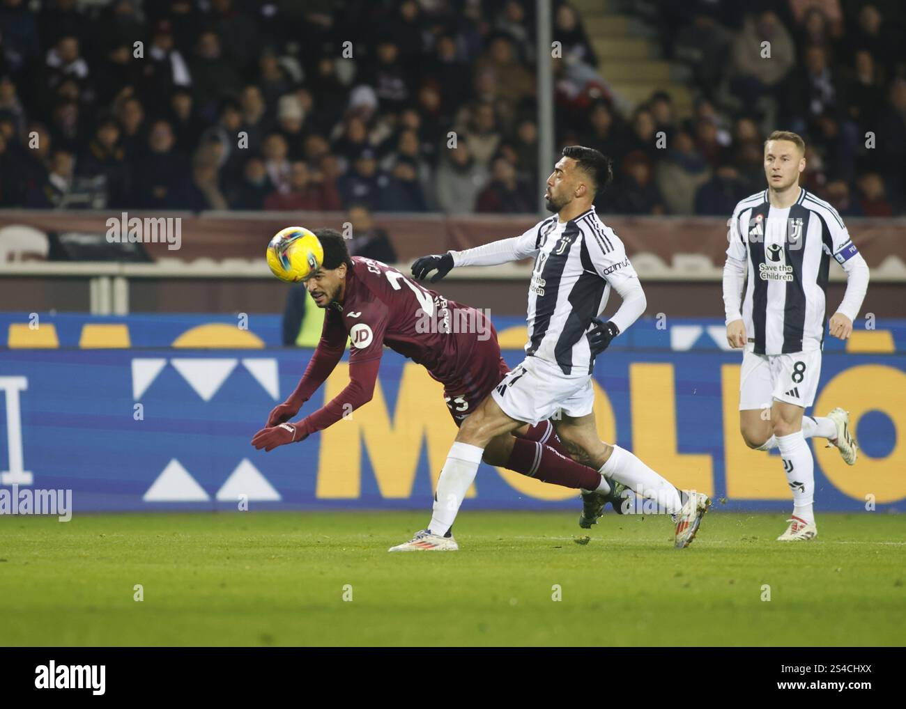 Turin, Italy. 11th Jan, 2025. Saul Coco of Torino FC during the Italian ...