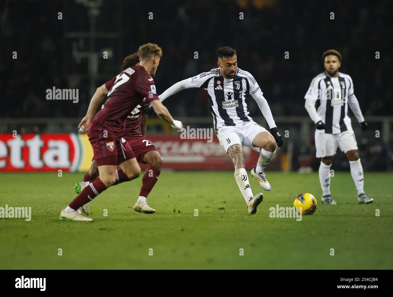 Turin, Italy. 11th Jan, 2025. Filip Kostic of Juventus FC during the ...