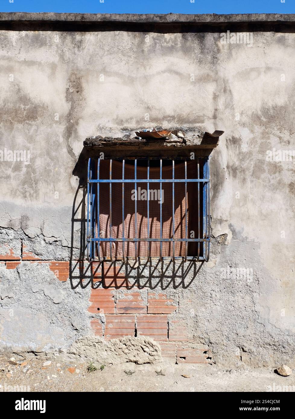 Window of a block house in the Caribbean Stock Photo - Alamy