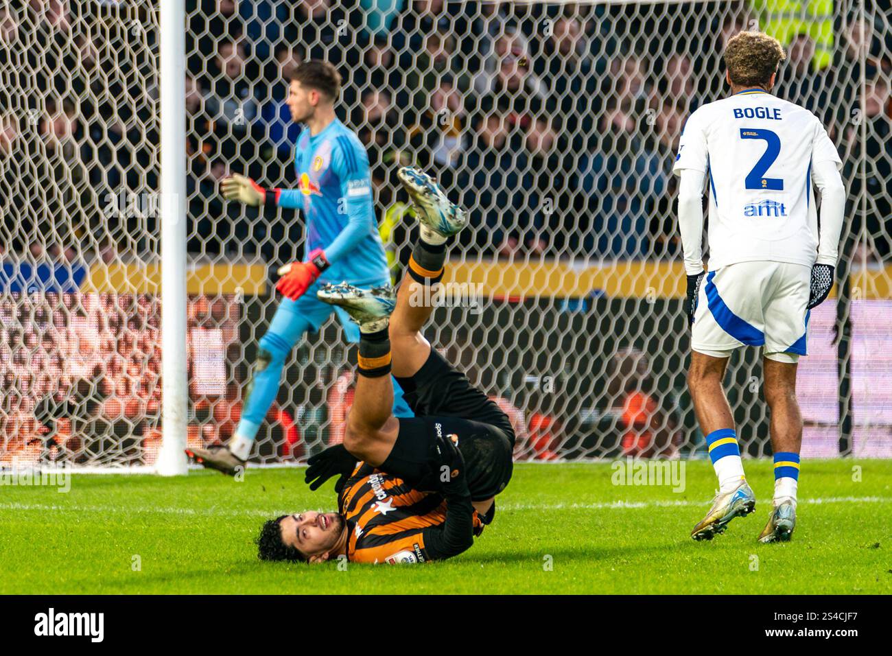 HULL, UK. 4th January 2025. EFL Championship Football League: Hull City ...