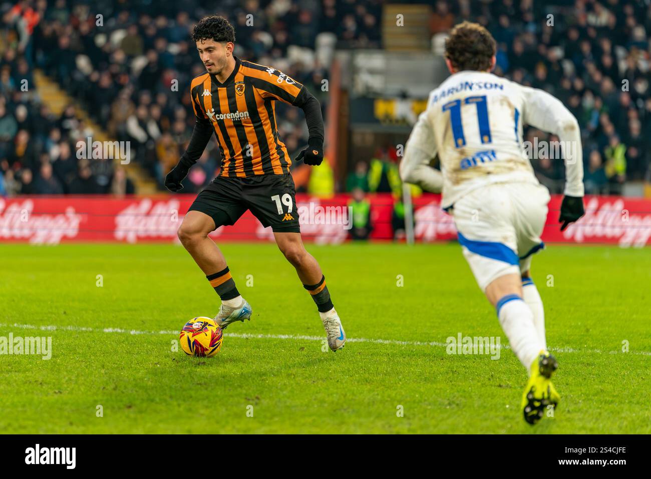HULL, UK. 4th January 2025. EFL Championship Football League: Hull City ...