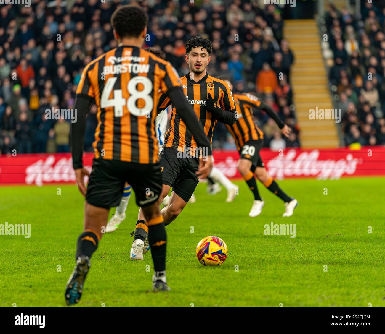 HULL, UK. 4th January 2025. EFL Championship Football League: Hull City ...