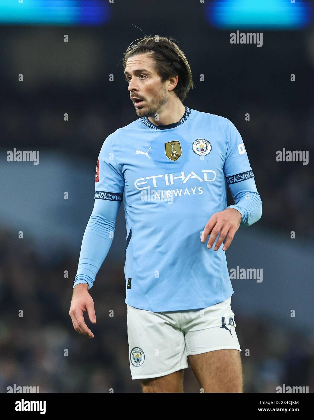 Jack Grealish of Manchester City during the Emirates FA Cup 3rd Round ...