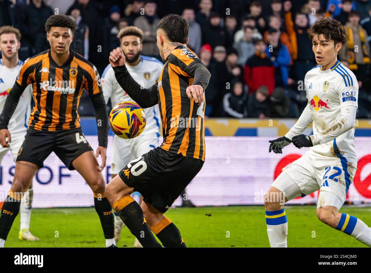 HULL, UK. 4th January 2025. EFL Championship Football League: Hull City ...