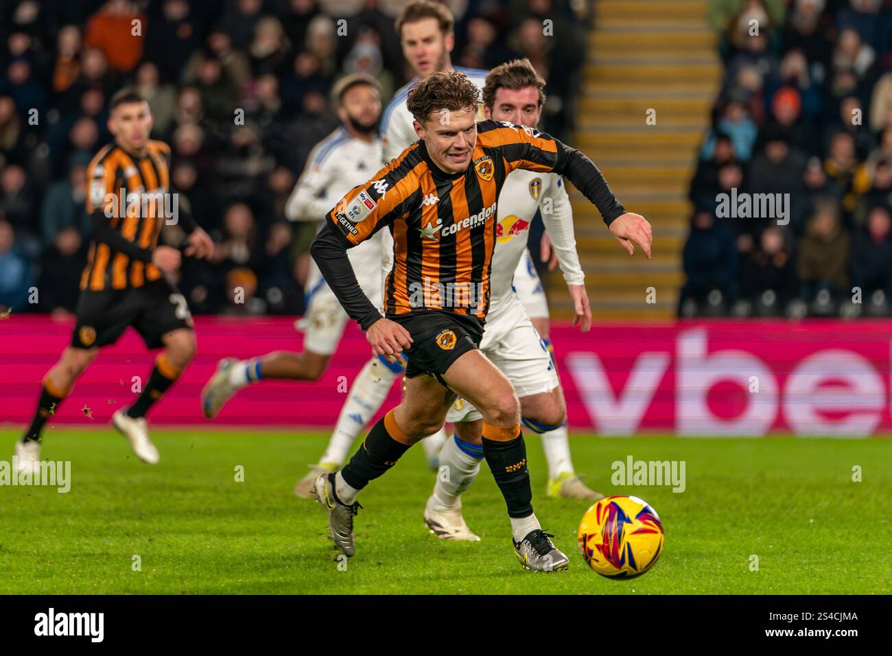 HULL, UK. 4th January 2025. EFL Championship Football League: Hull City ...