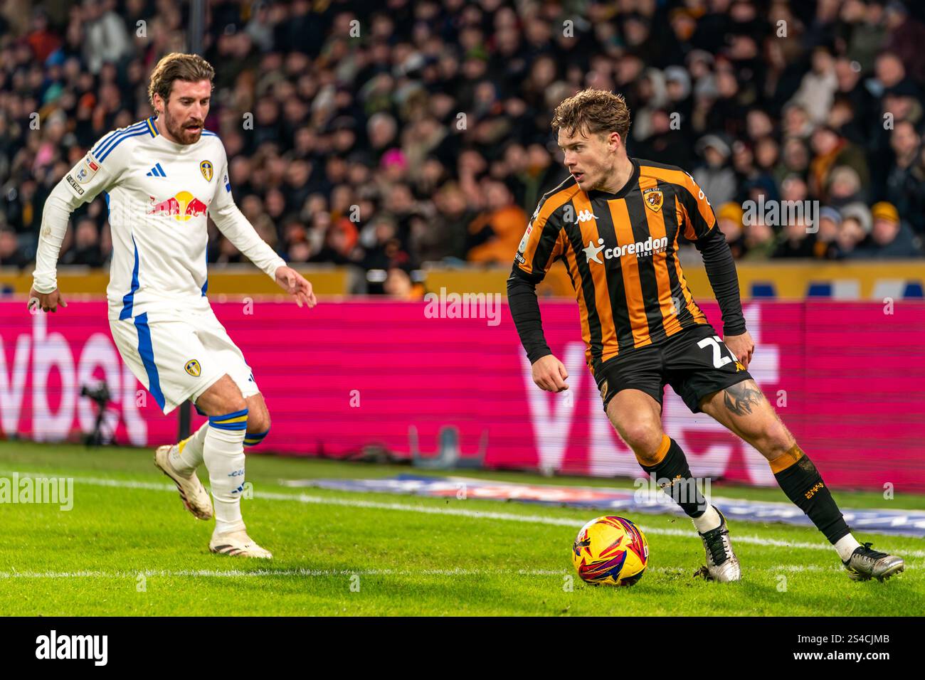 HULL, UK. 4th January 2025. EFL Championship Football League: Hull City ...