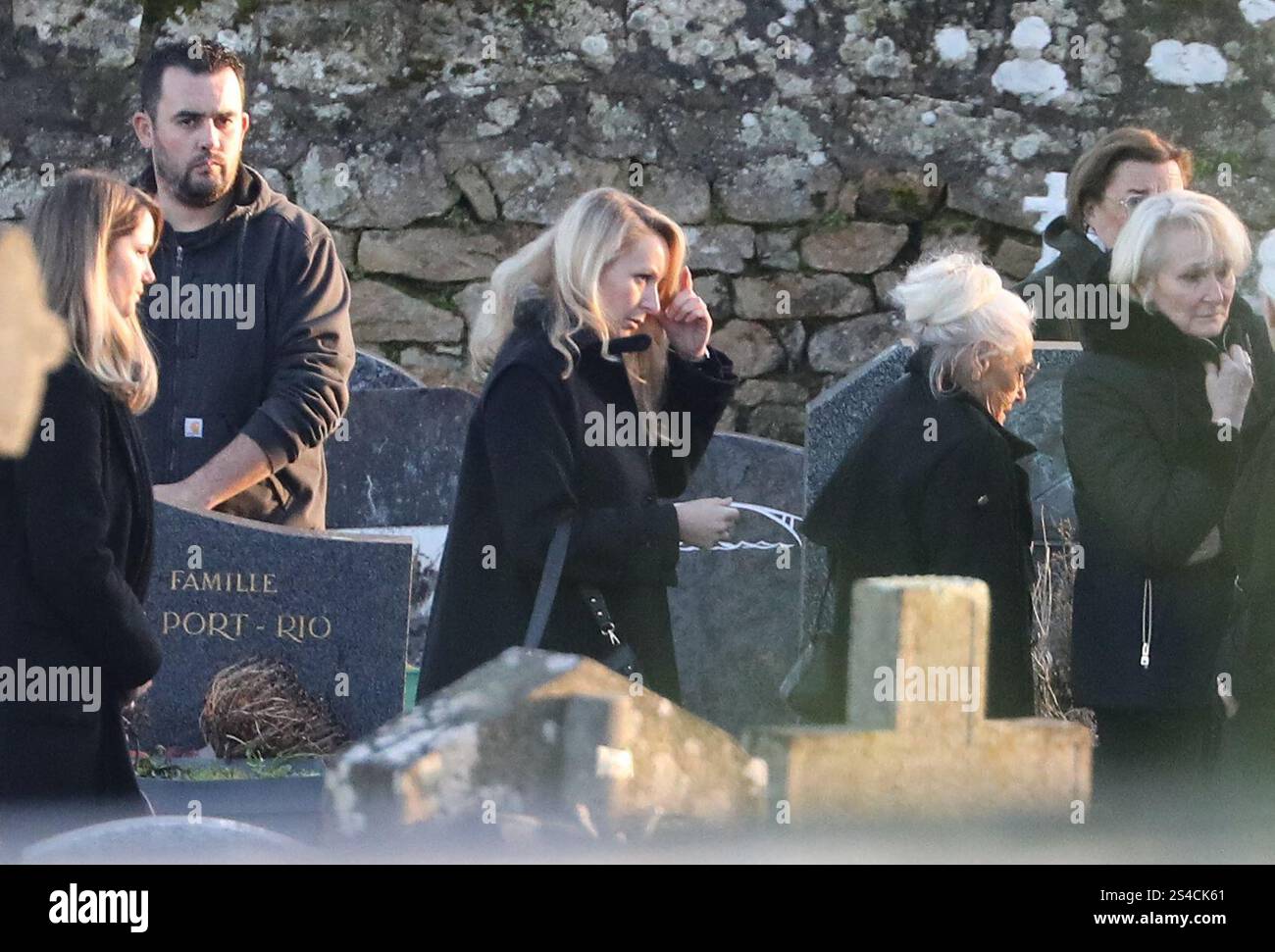 Trinite Sur Mer, France. 11th Jan, 2025. (L to R) Jehanne Chauffroy ...