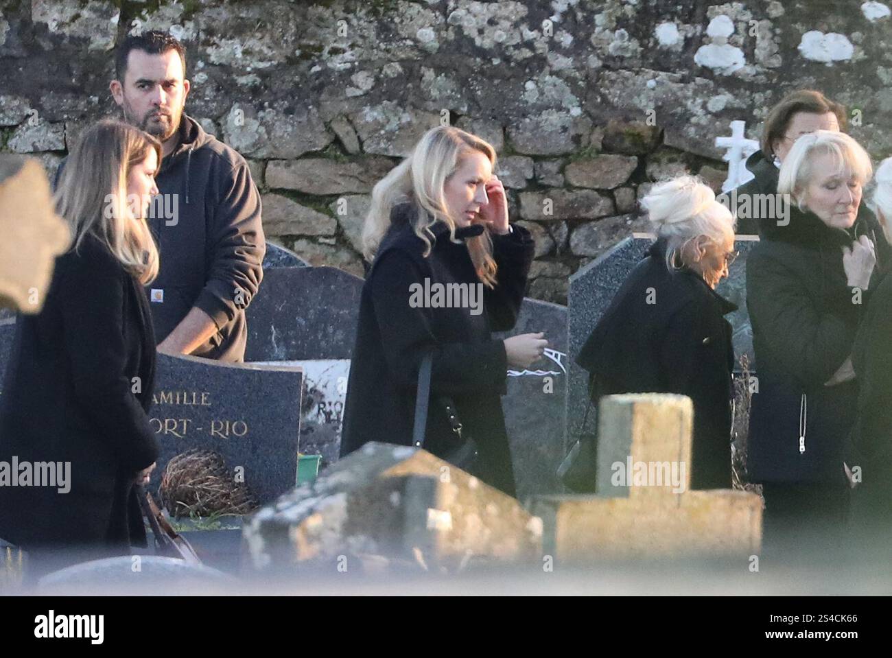 Trinite Sur Mer, France. 11th Jan, 2025. (L to R) Jehanne Chauffroy ...