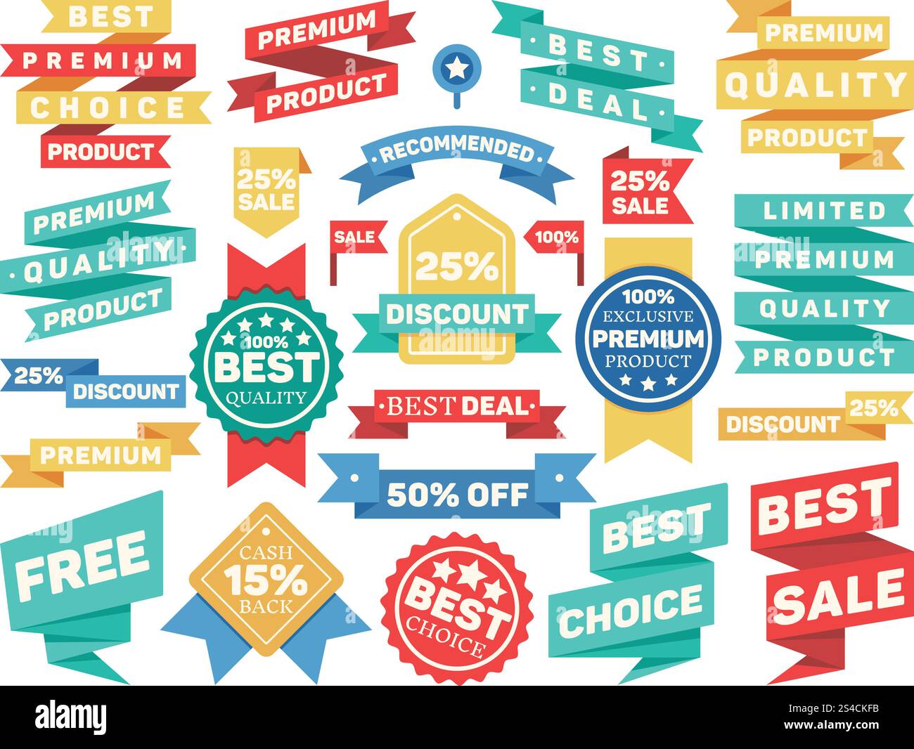 Vintage label banner tag sticker badge vector set. Vintage label banner ...